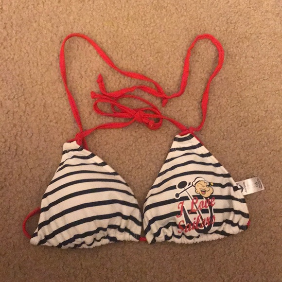 Forever 21 | Swim | Stripped Popeye Bikini Top | Poshmark